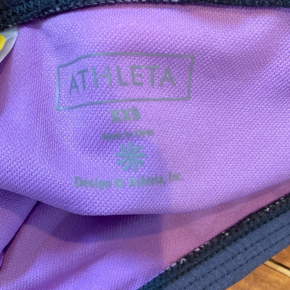 Athleta | Swim | Athleta Xxs Gray Paisley Yoga Band Bikinis | Poshmark